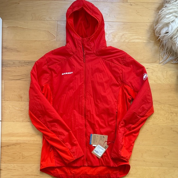 Mammut | Jackets & Coats | Mammut Red Rime Light In Flex Hooded Jacket ...